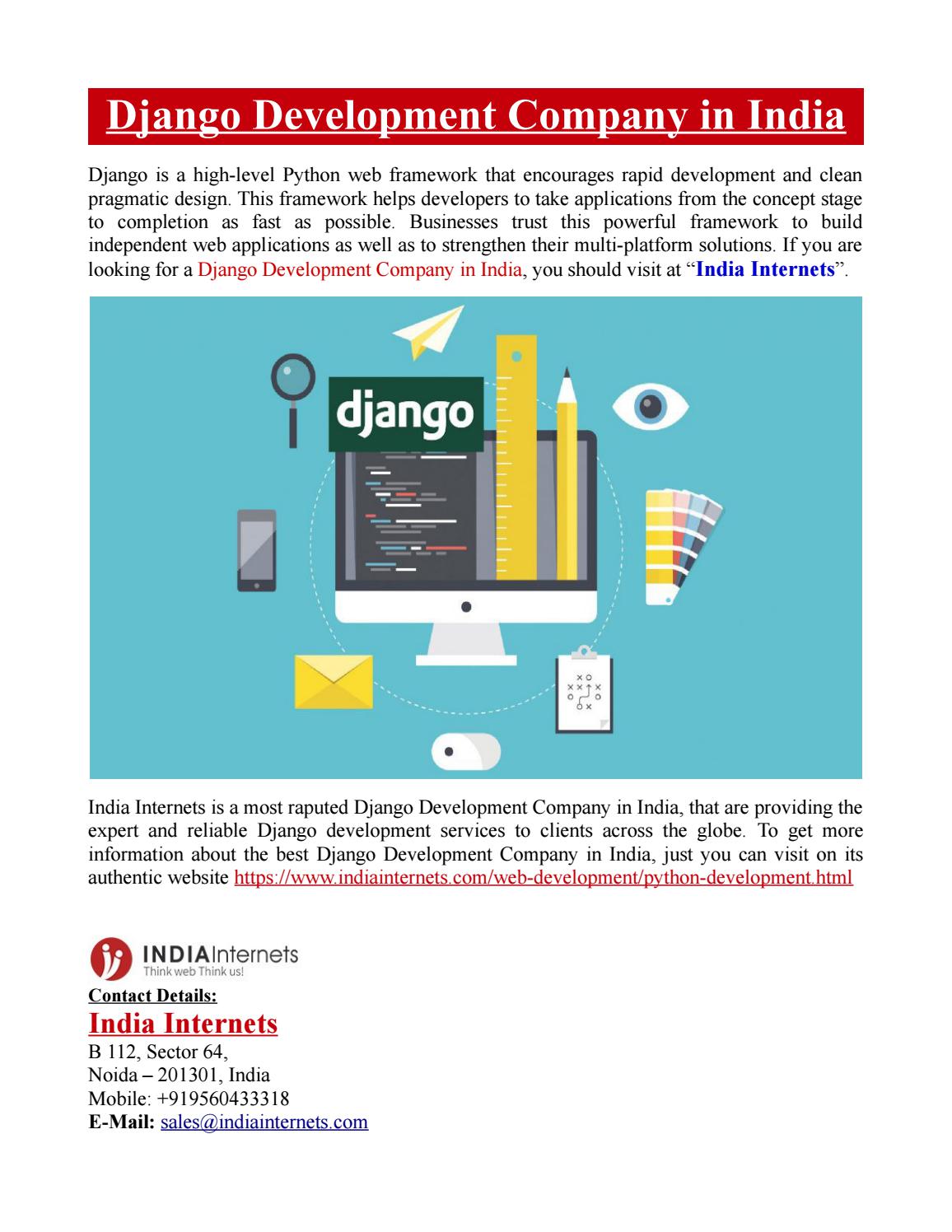 Django Development Company in India by India Internets - Issuu Django Development Company in India by India Internets - Issuu
