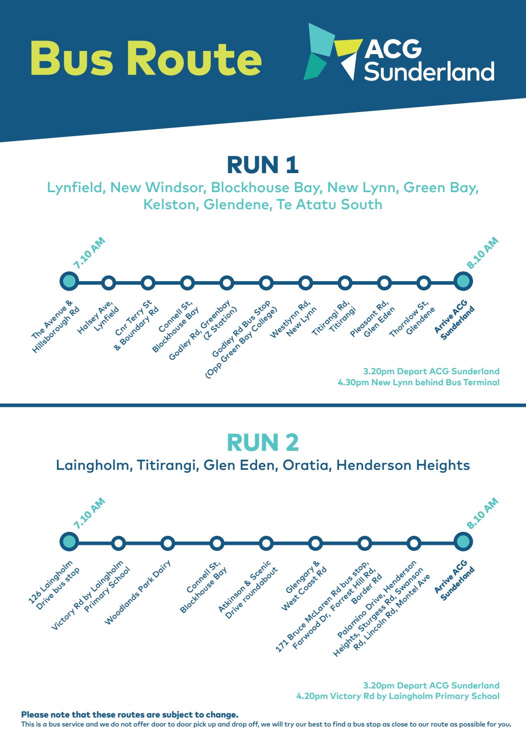Bus Routes Sunderland by ACG Schools - Issuu