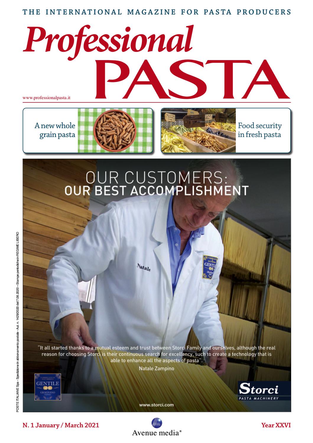 Professional Pasta N. 1 January/March 2021 by Avenue media - Issuu