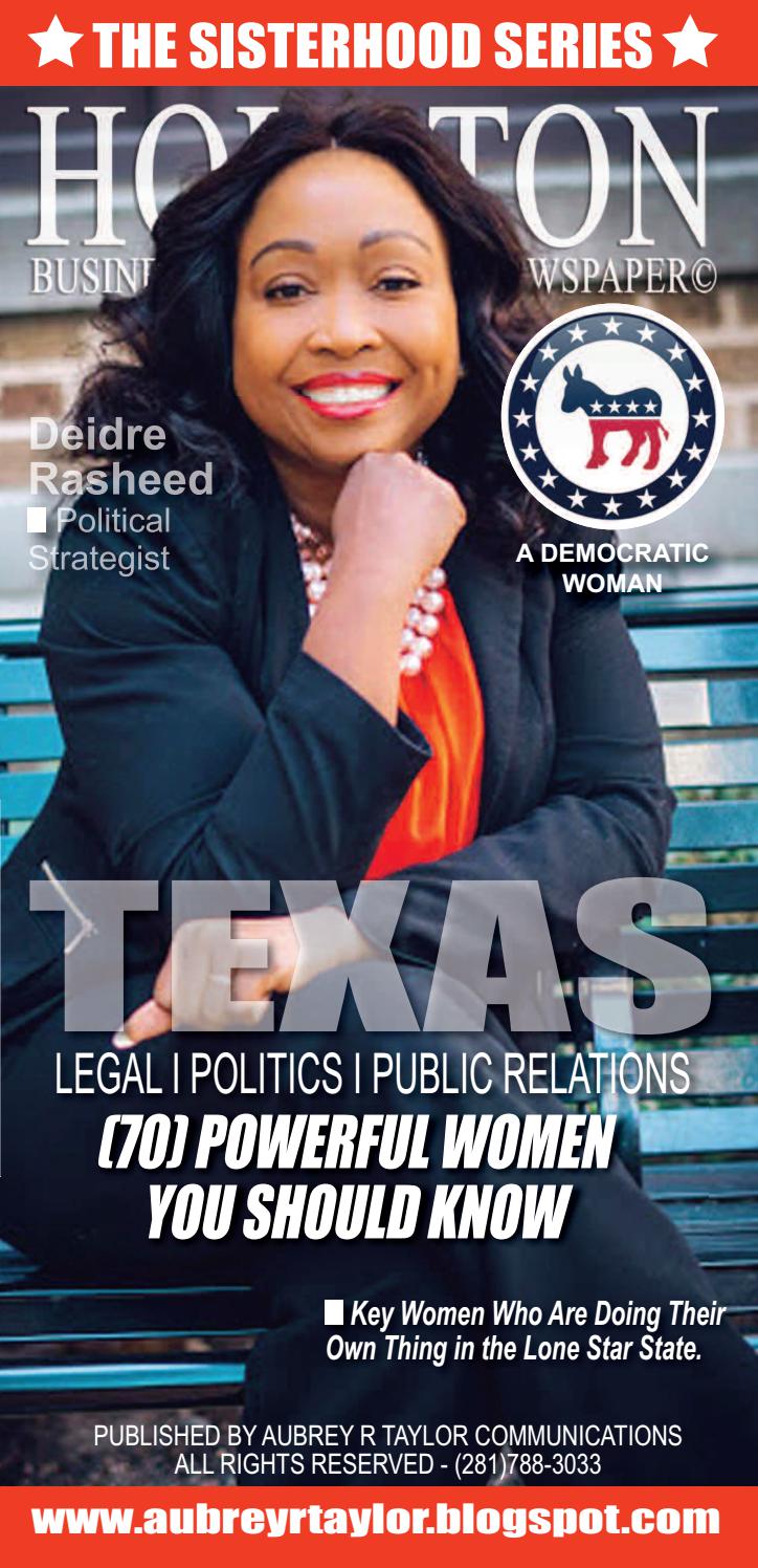 Political Strategist Deidre Rasheed, Sisterhood Series, Published by ...