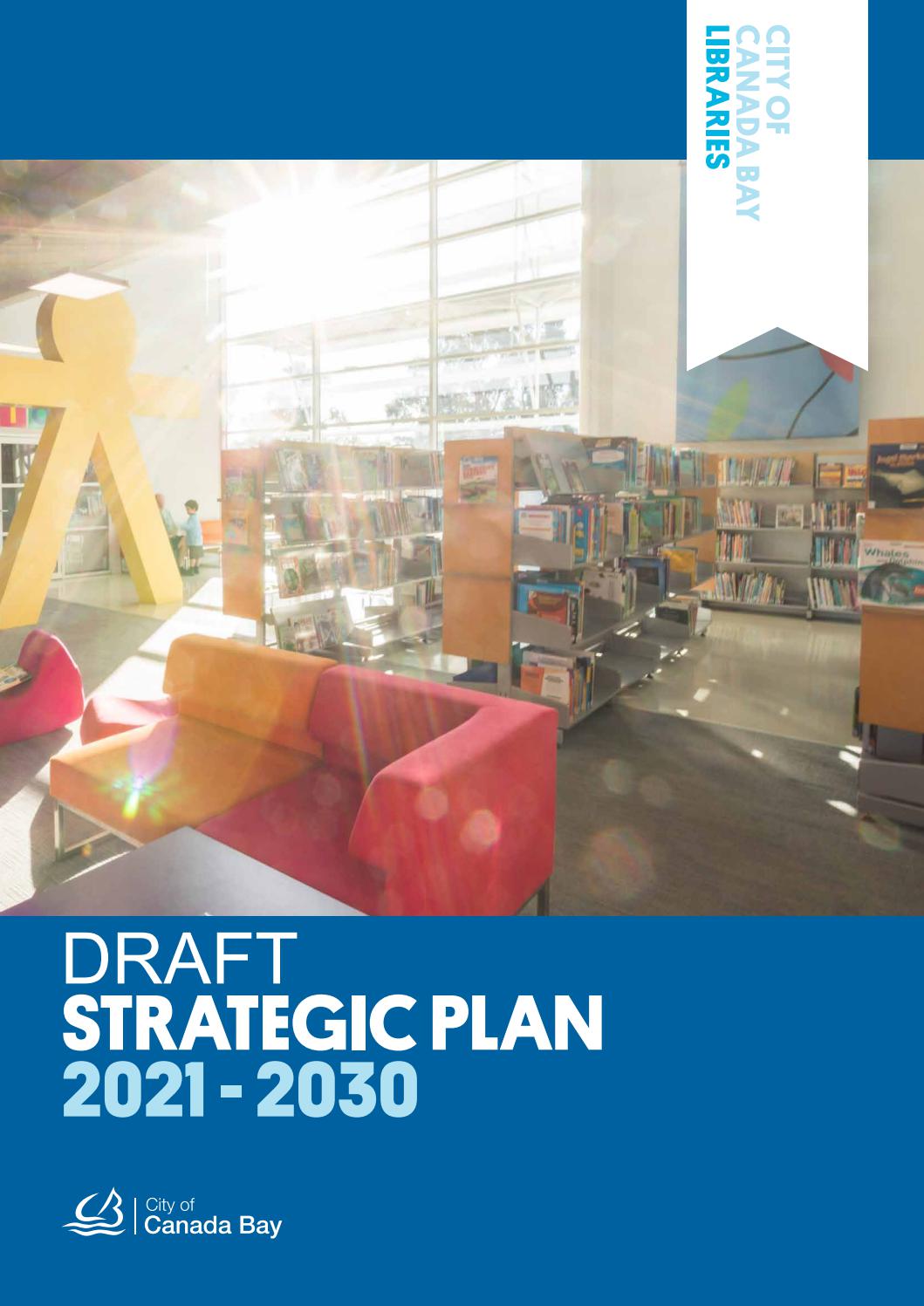 Draft Library Strategic Plan by cityofcanadabay - Issuu