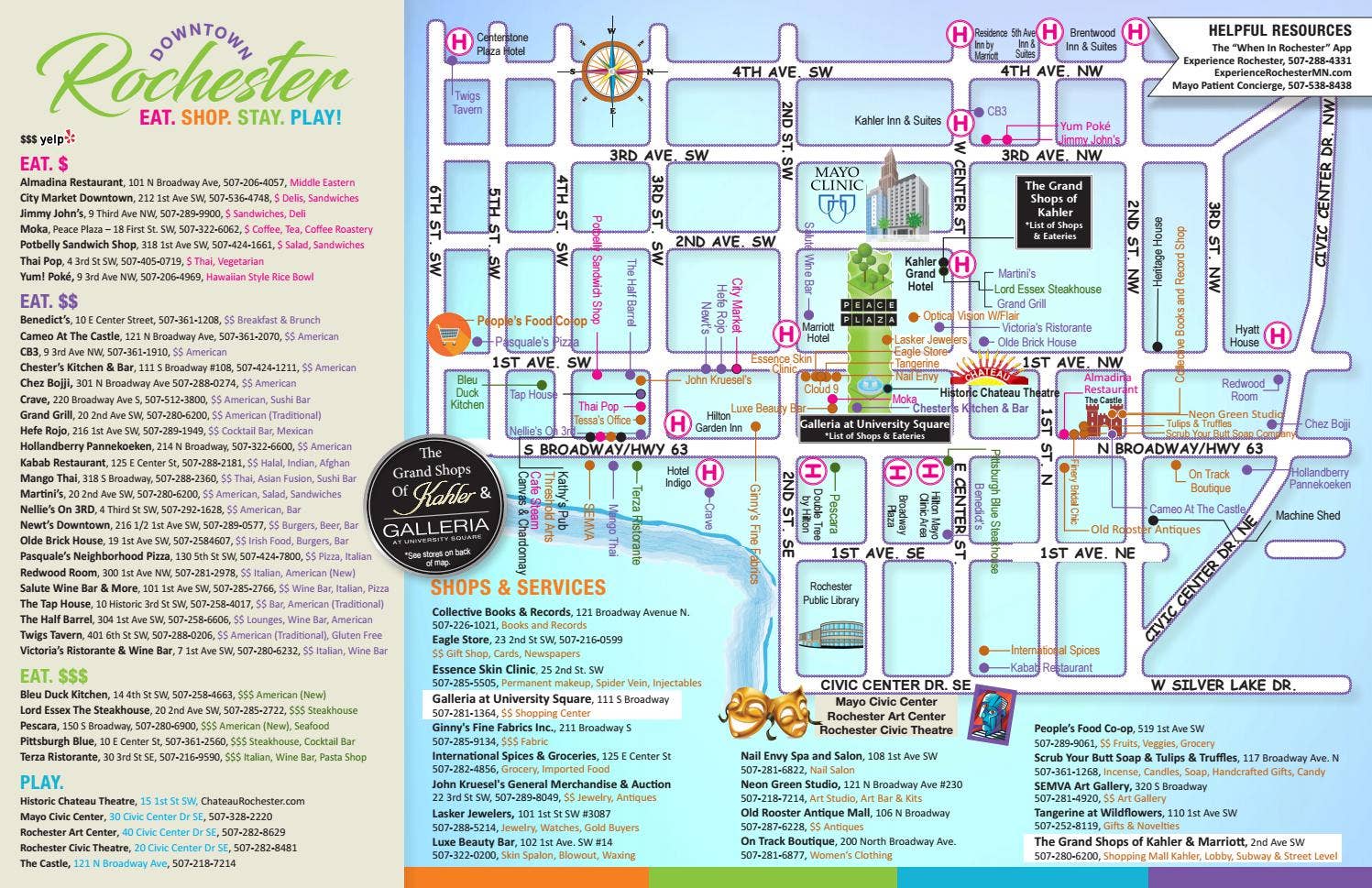 Downtown Rochester Easy Map by Connect Media - Issuu