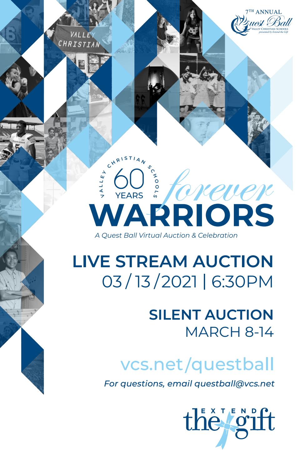 Quest Ball 2021 Program by Valley Christian Schools - Issuu