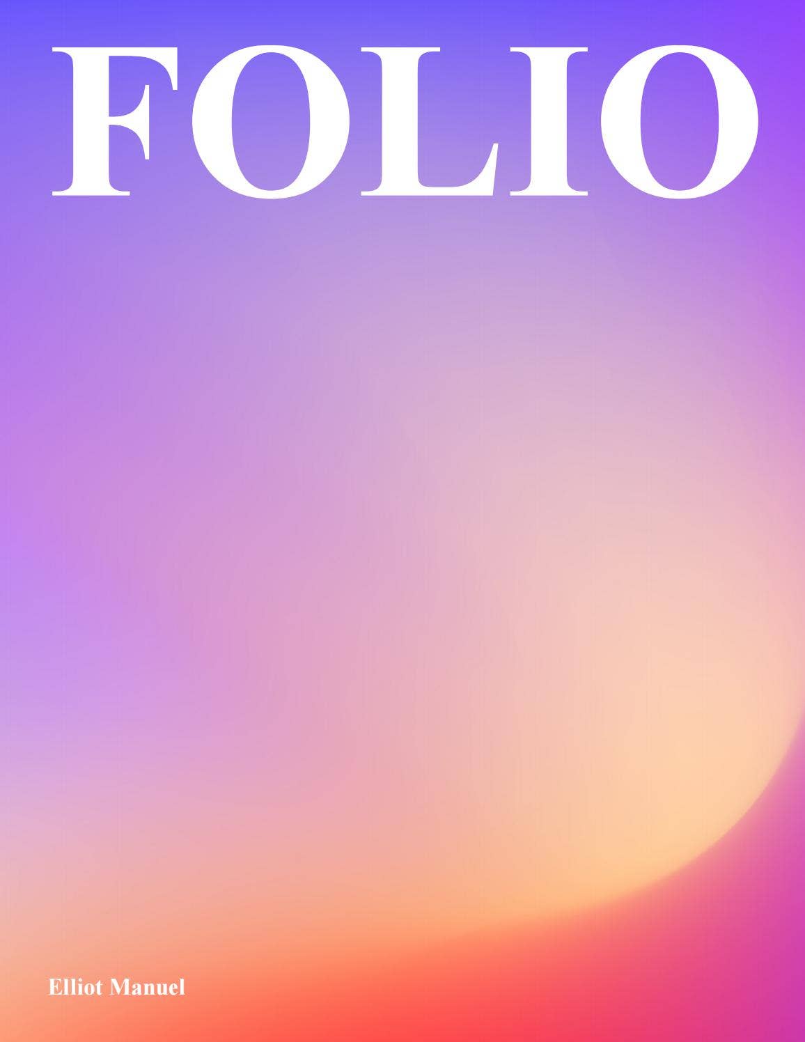 Elliot Manuel - Portfolio by Elliot Manuel - Issuu