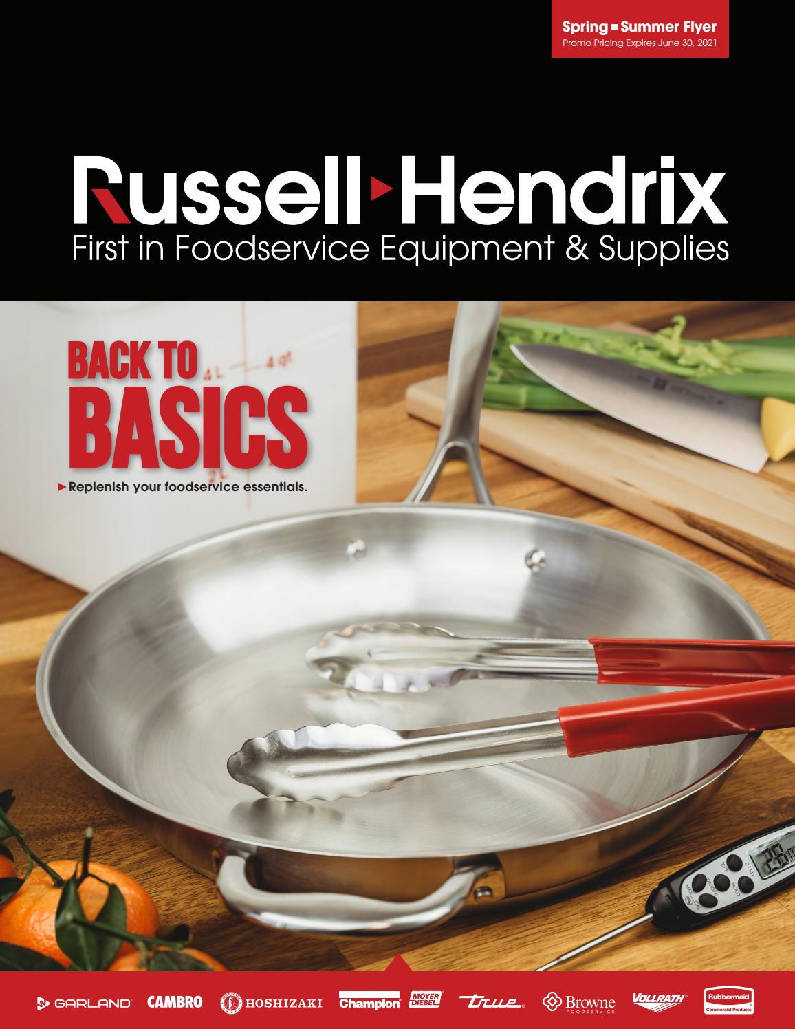 RH Spring/Summer Flyer 2021 by Russell Hendrix Foodservice Equipment ...