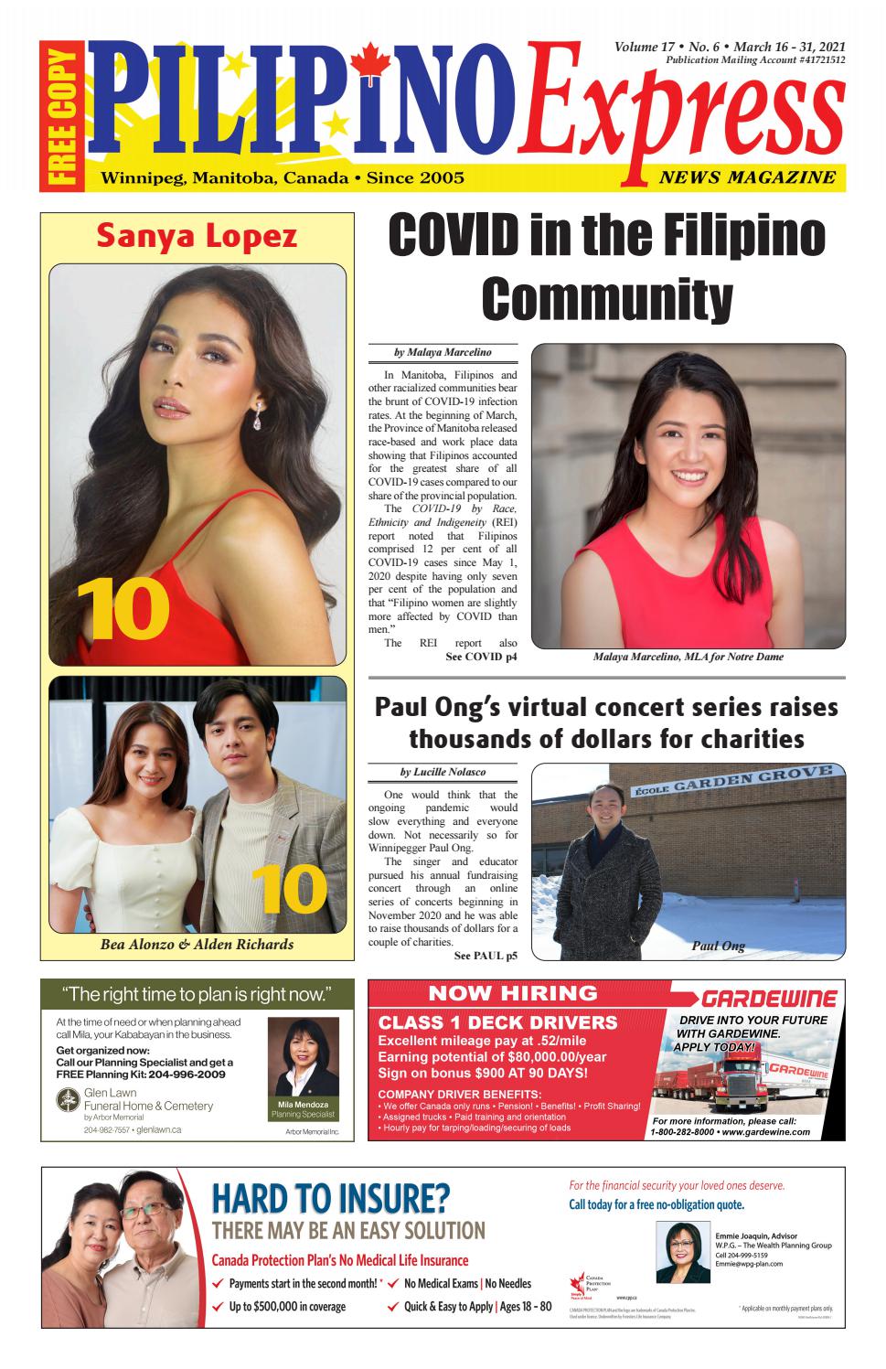 Pilipino Express • Mar 16 2021 by Pilipino Express News Magazine - Issuu