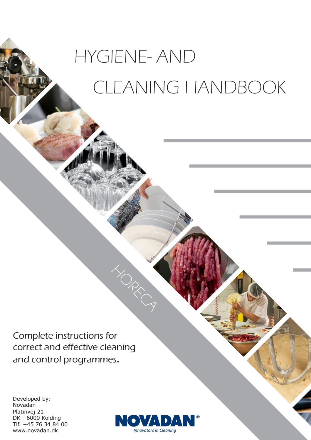 Cleaning handbook - Horeca - GB by Novadan - Issuu