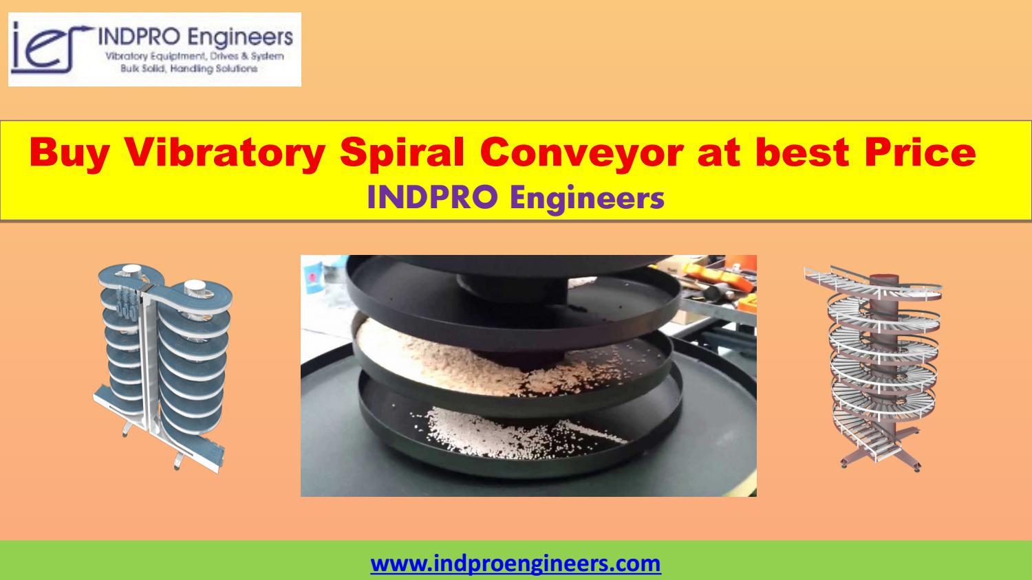 Buy Vibratory Spiral Conveyor at best Price - INDPRO Engineers by ...