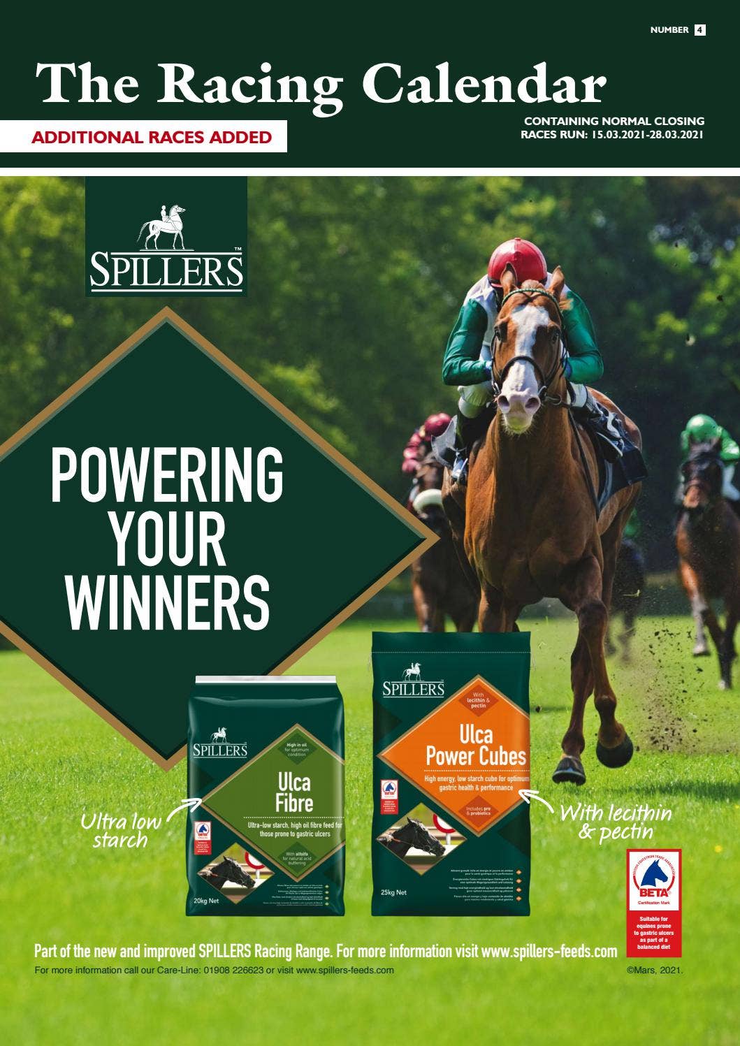 Racing Calendar - 15th-28th March - Number 4 by Weatherbys - Issuu
