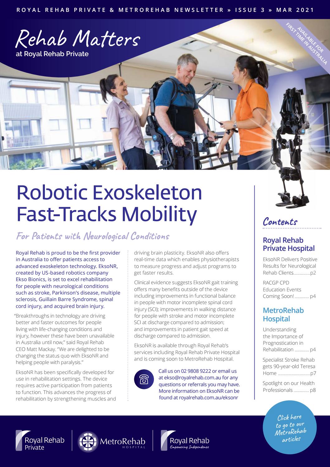 Royal Rehab Private Hospital and MetroRehab Newsletter – Issue #3 ...
