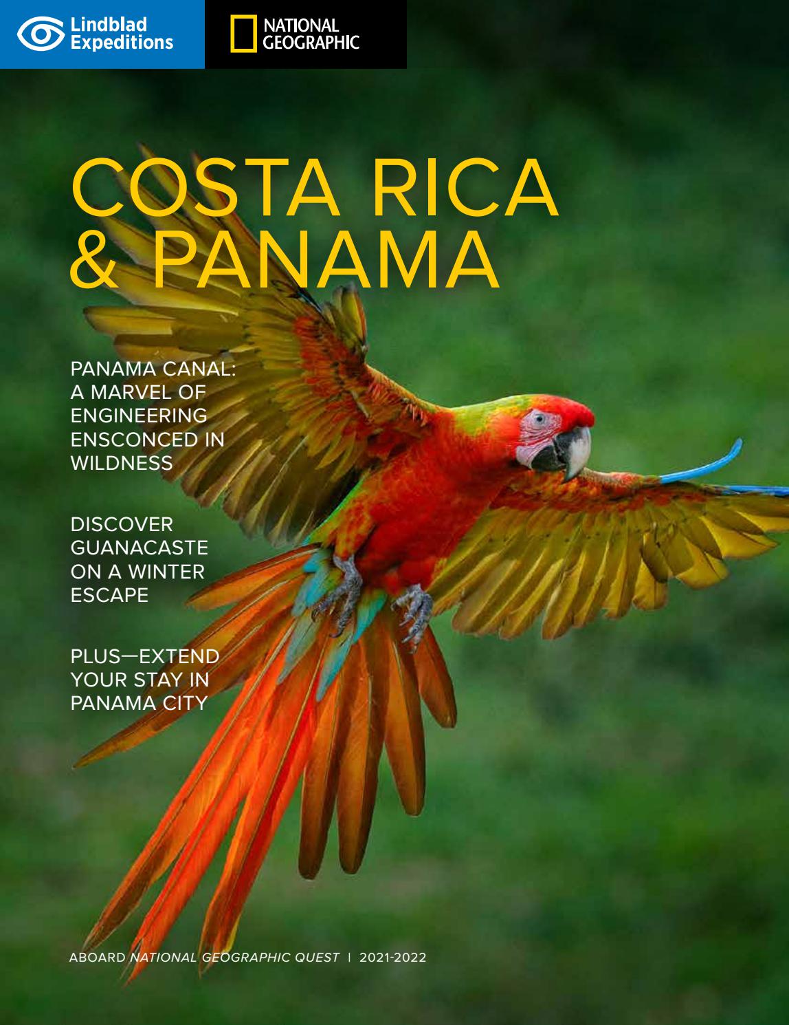 Costa Rica & Panama 2021-22 by Lindblad Expeditions - Issuu