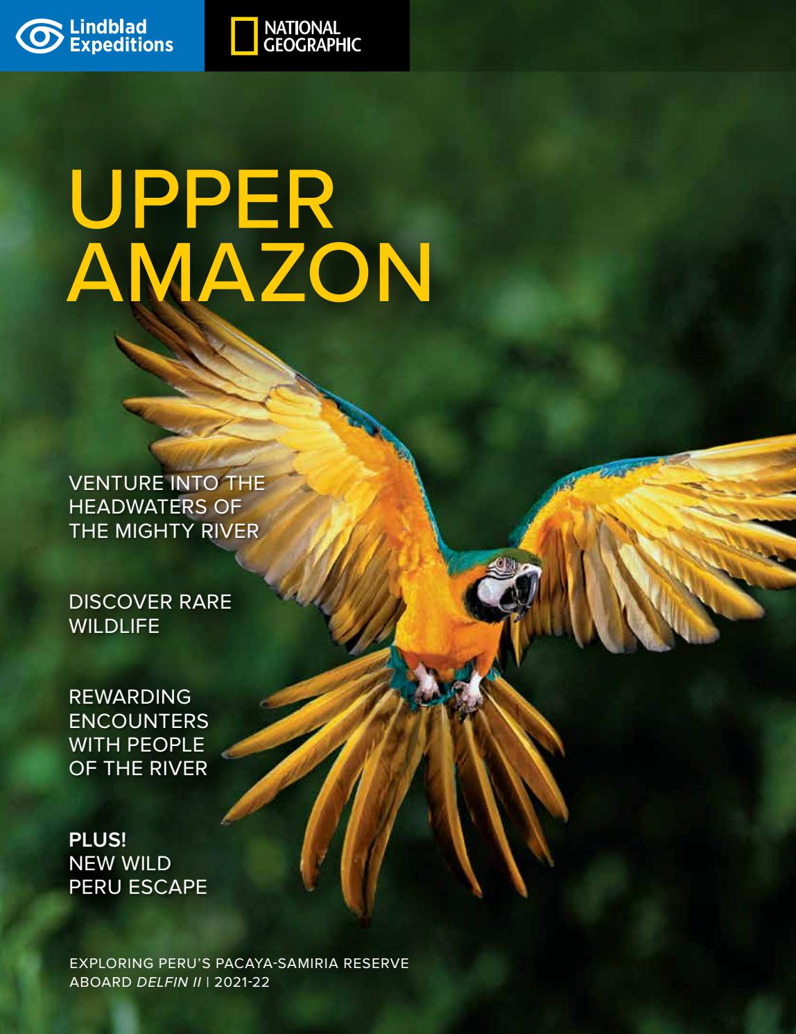 Amazon 2021-2022 by Lindblad Expeditions - Issuu