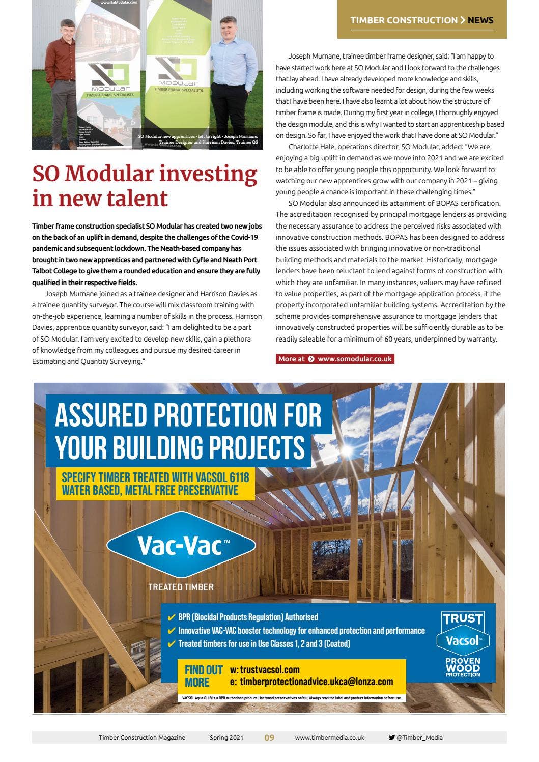 Timber Construction Magazine Issue 15 Spring 2021 by Timber Media - Issuu