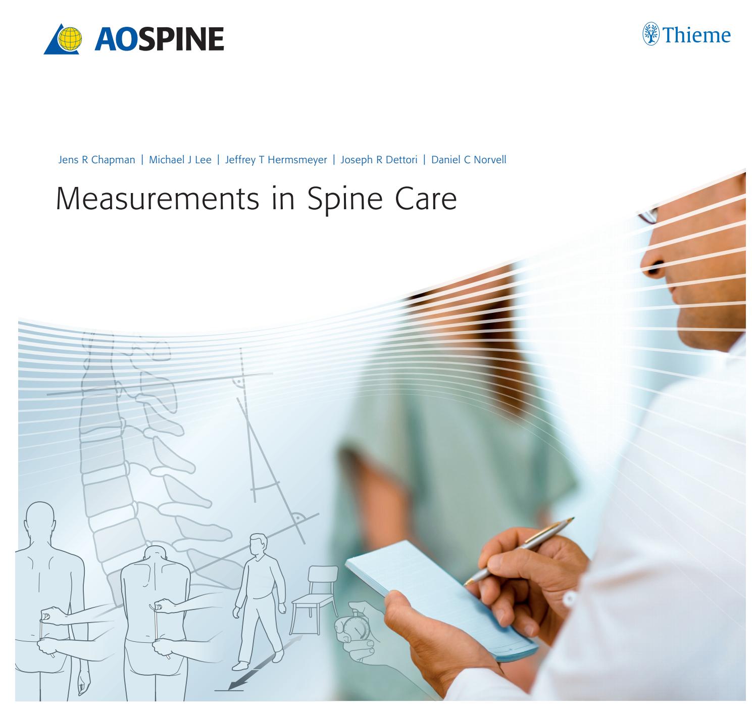 AOS Measurements in Spine Care book sample by AO Foundation - Issuu