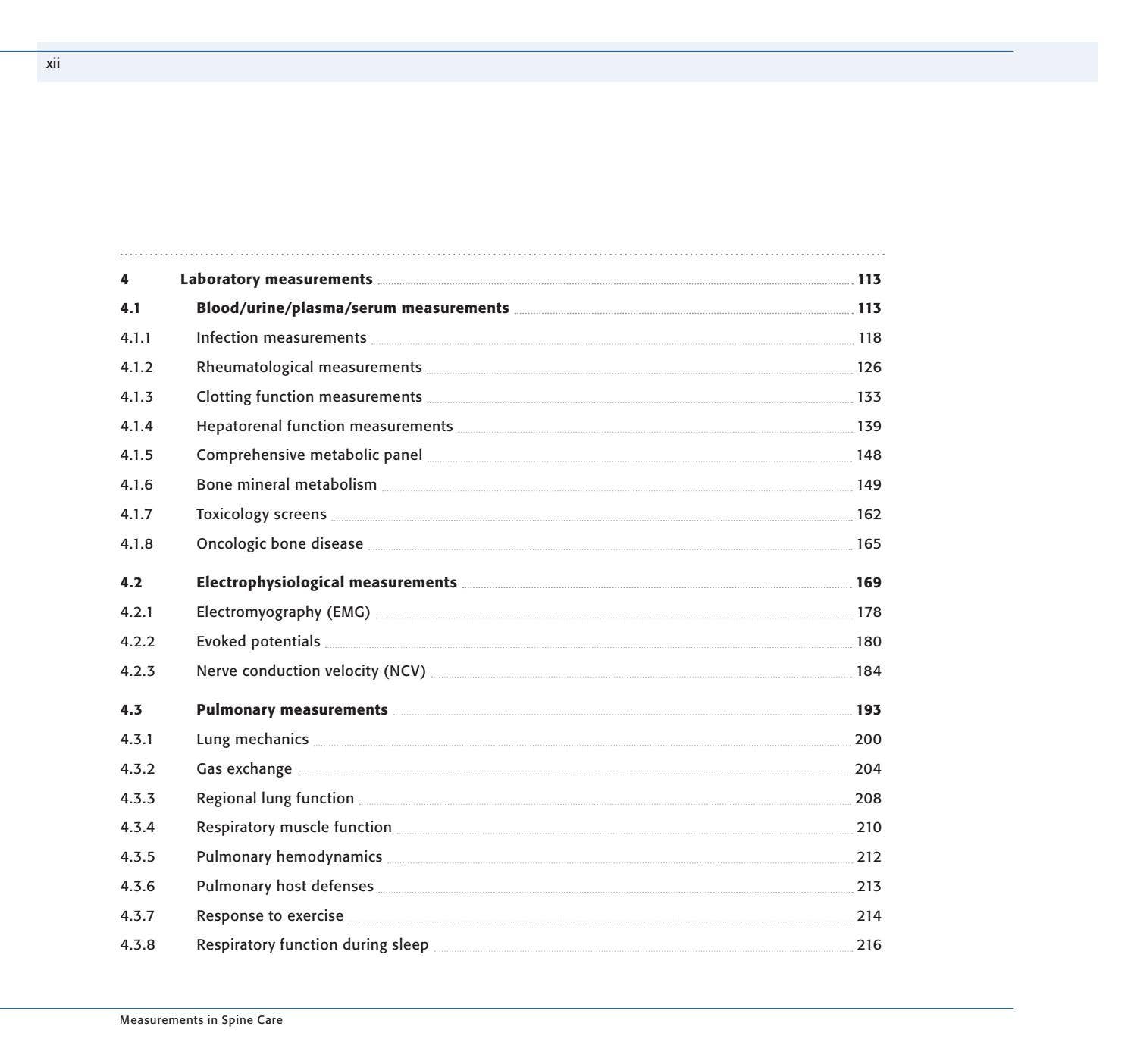 AOS Measurements in Spine Care book sample by AO Foundation - Issuu