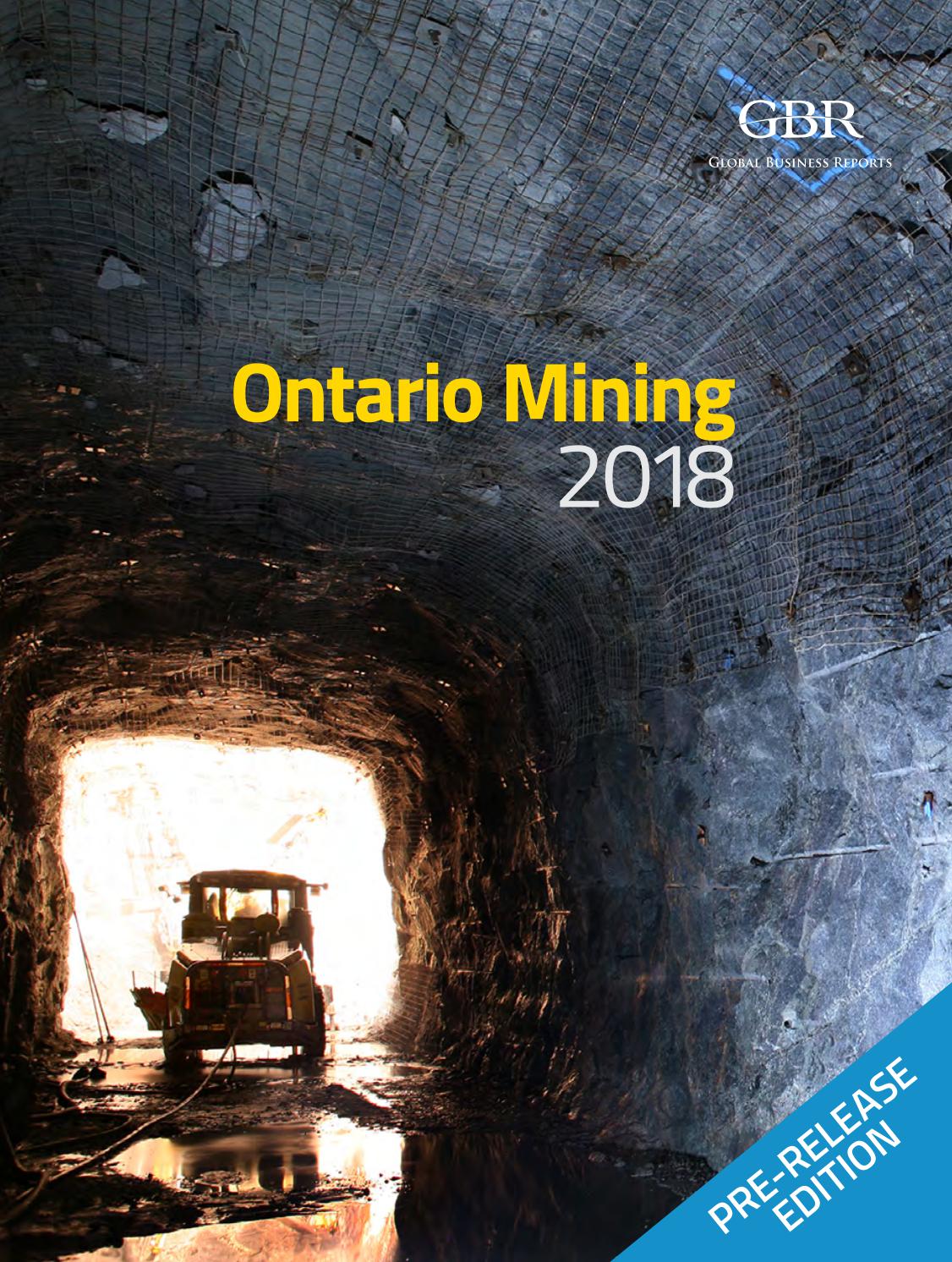 Ontario Mining 2018 by Mining Life & Exploration News - Issuu
