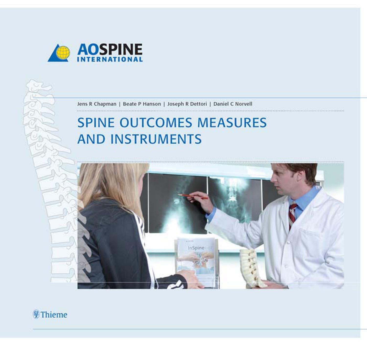 AOS Spine Outcomes Measures Instruments book sample by AO Foundation ...