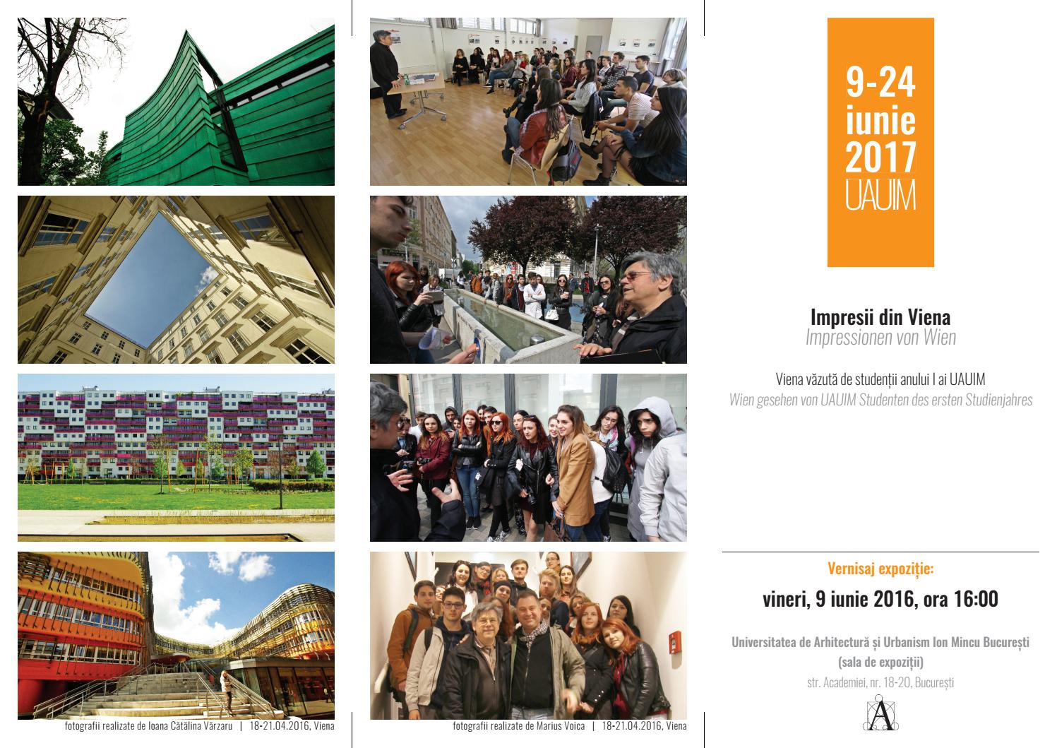 Impresii din Viena I Impressionen von Wien, pliant by Marius Voica - Issuu