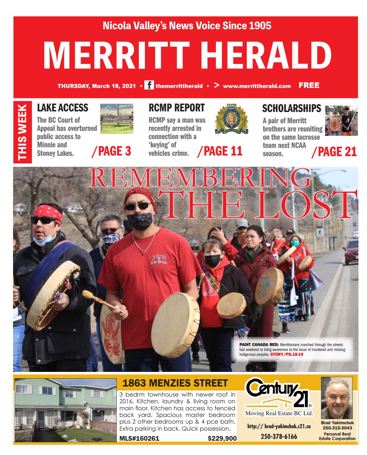 Merritt Herald March 18, 2021 by Merritt Herald - Issuu