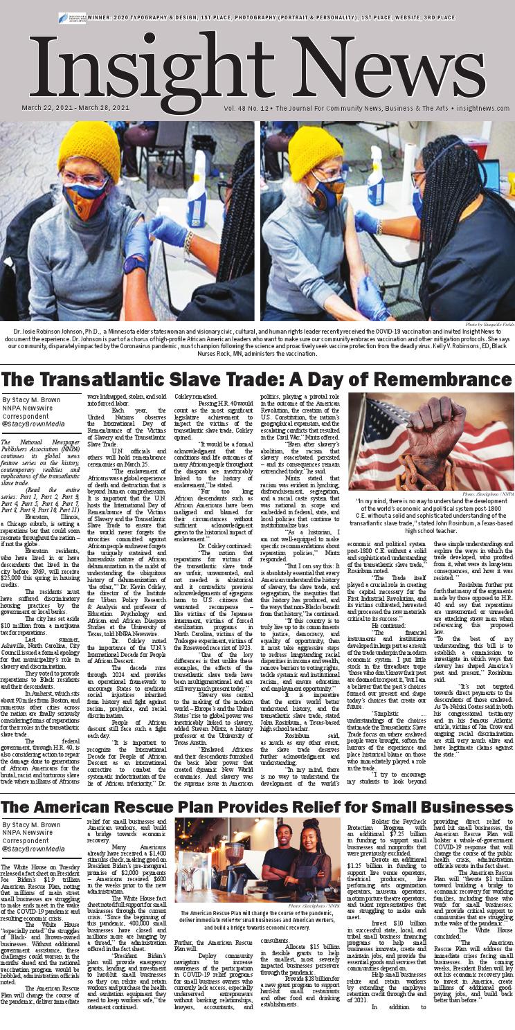 Insight ::: 03.22.21 by Insight News, Inc - Issuu