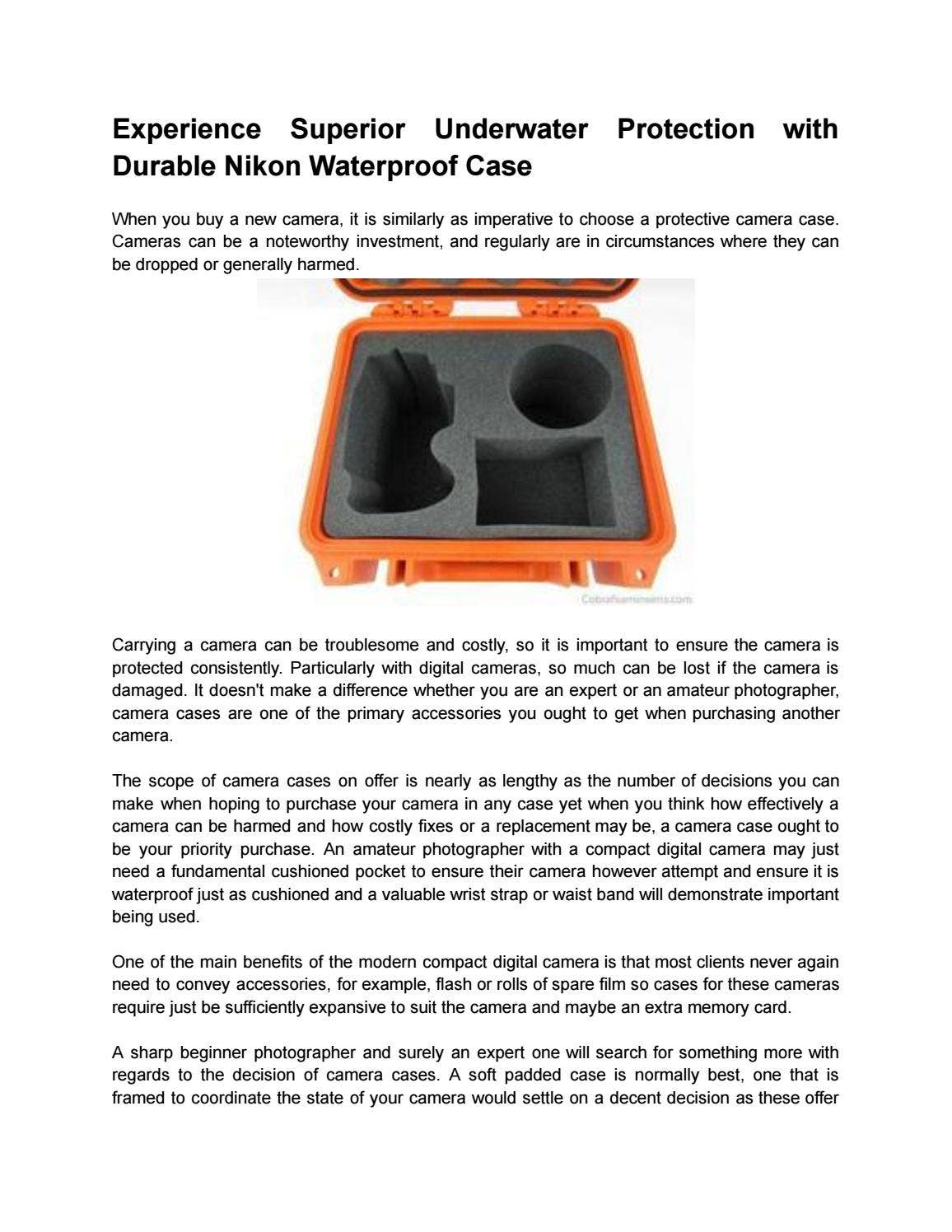 Experience Superior Underwater Protection with Durable Nikon Waterproof ...