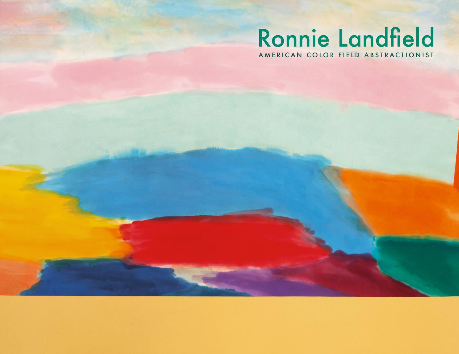 Ronnie Landfield - American Color Field Abstractionist by ...