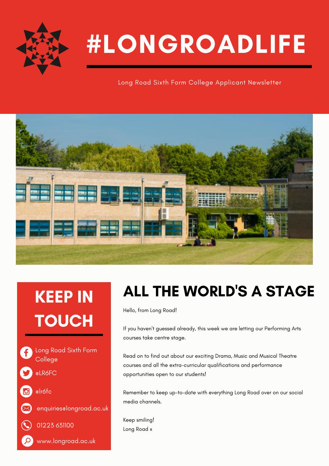 #LongRoadLife Edition 5 - March 2021 by Long Road Sixth Form College ...