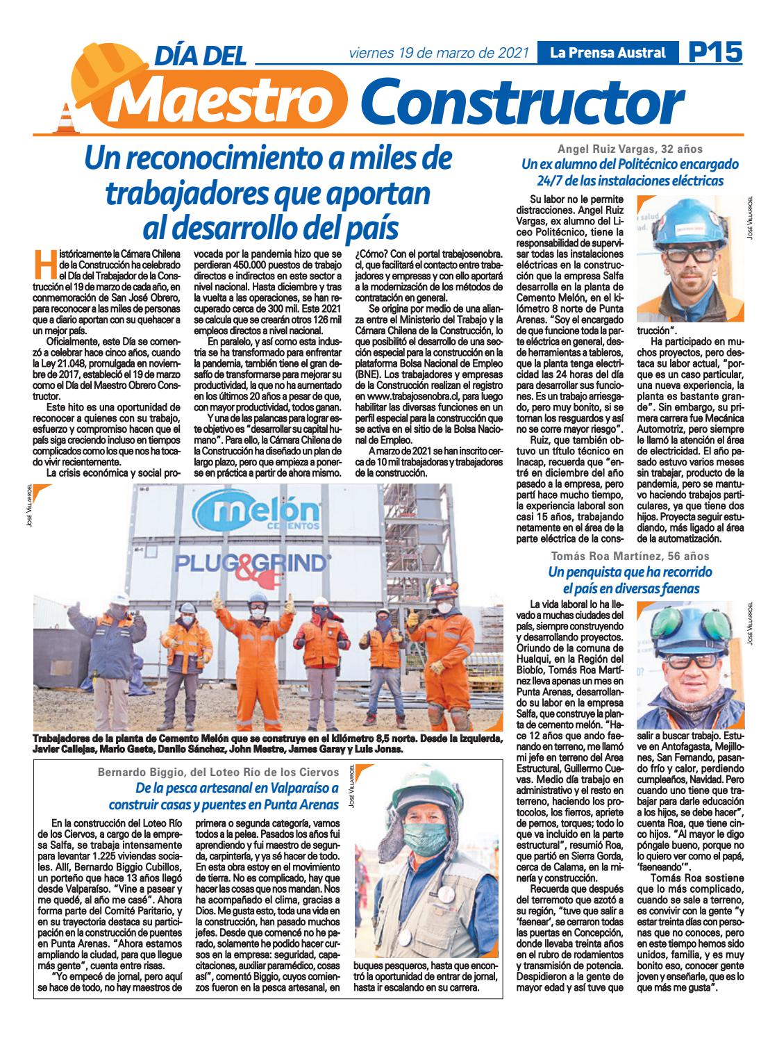 Día del Maestro Constructor by CChC - Issuu