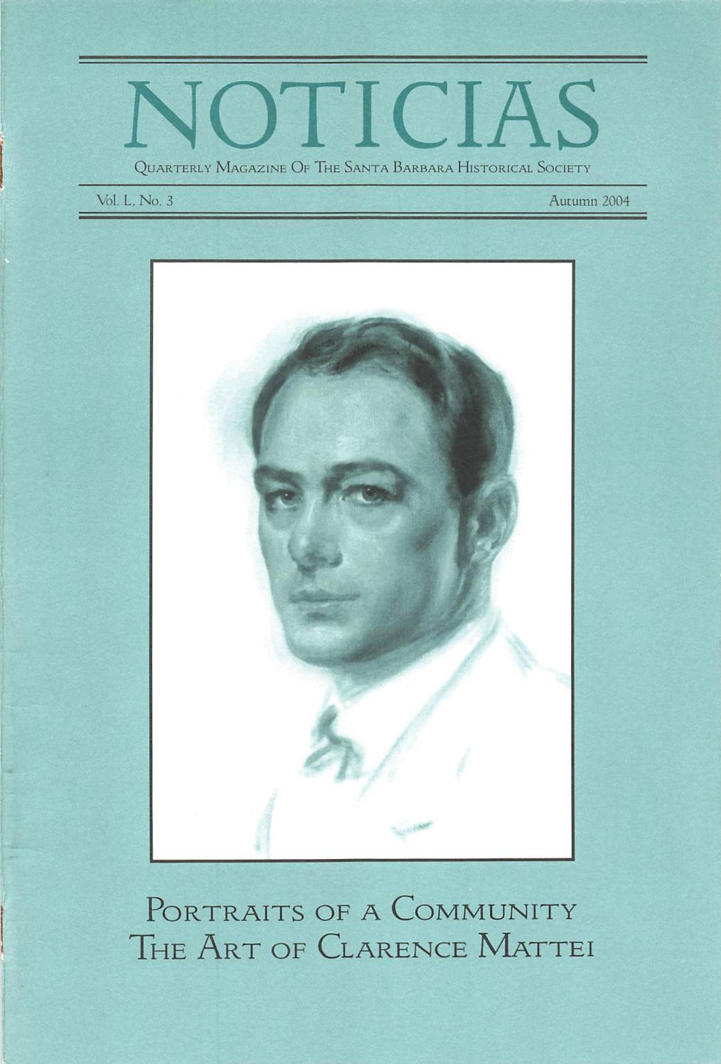 Portraits of a Community: The Art of Clarence Mattei by Santa Barbara ...