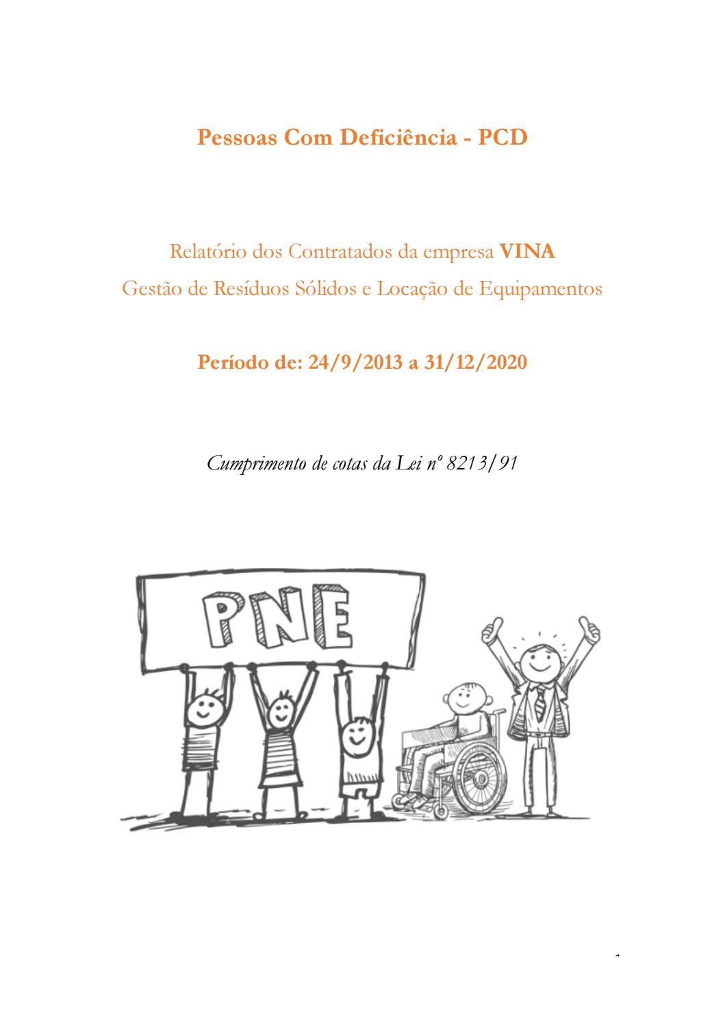 Relatório PCD 2020 by Vina Socioambiental - Issuu