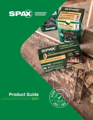 SPAX Product Guide / Catalog | Construction Screws, Fasteners, and ...