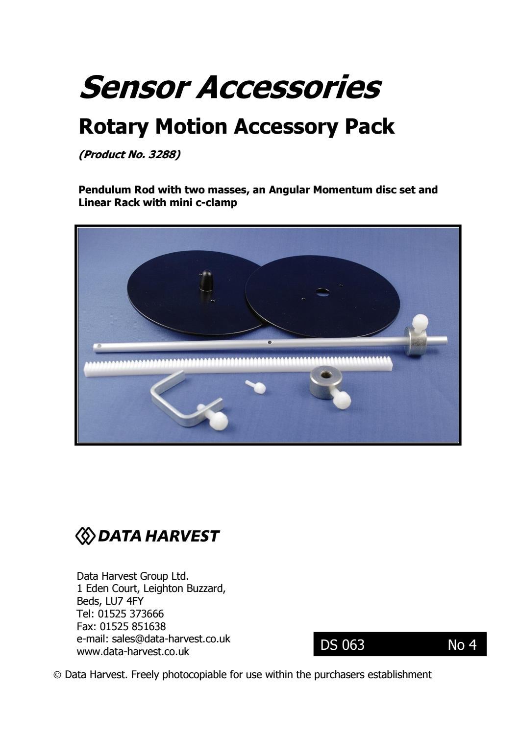 Rotary Motion Accessory Pack by ETC Educational Technology Connection ...