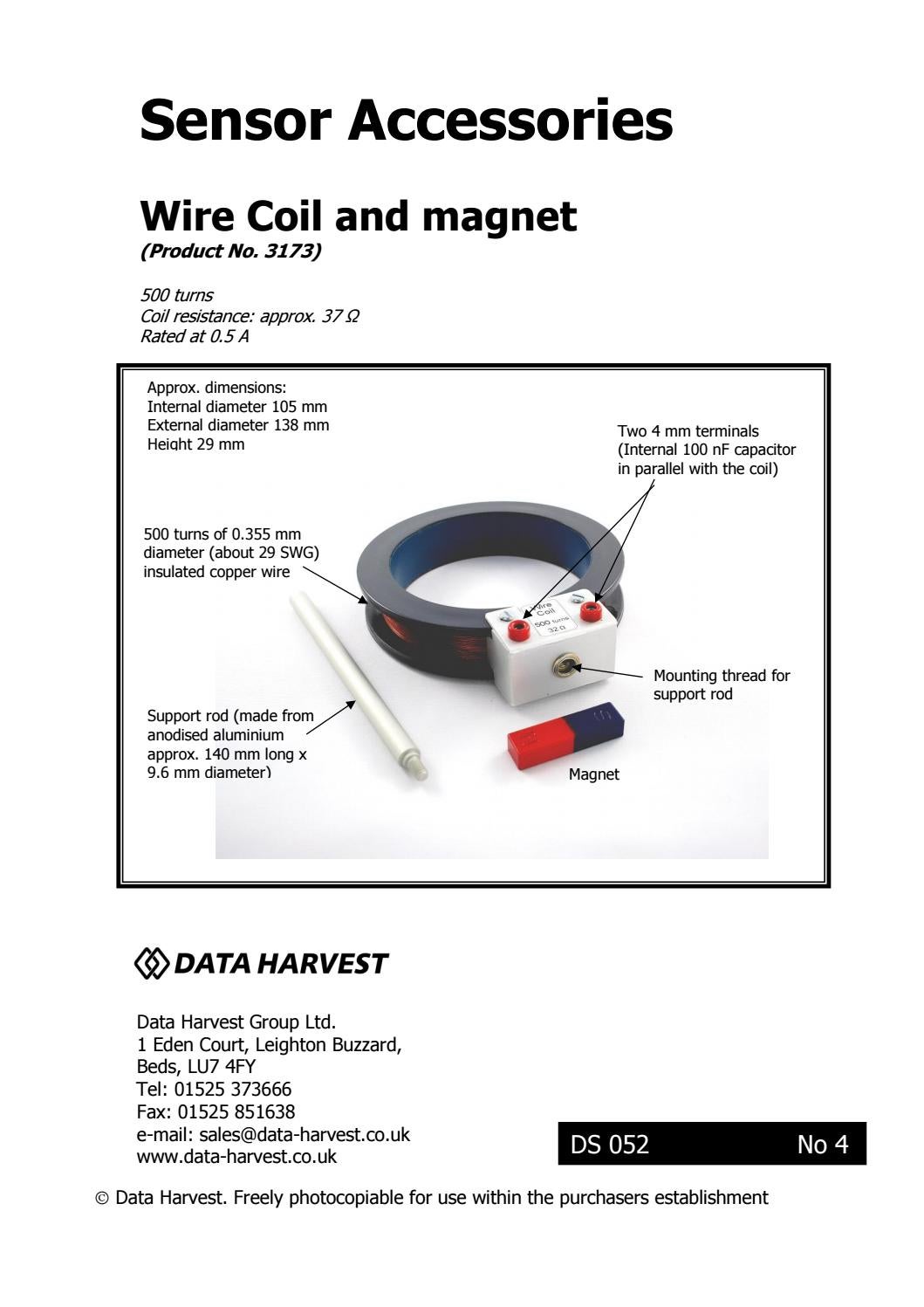 Wire Coil and magnet manual by ETC Educational Technology Connection ...