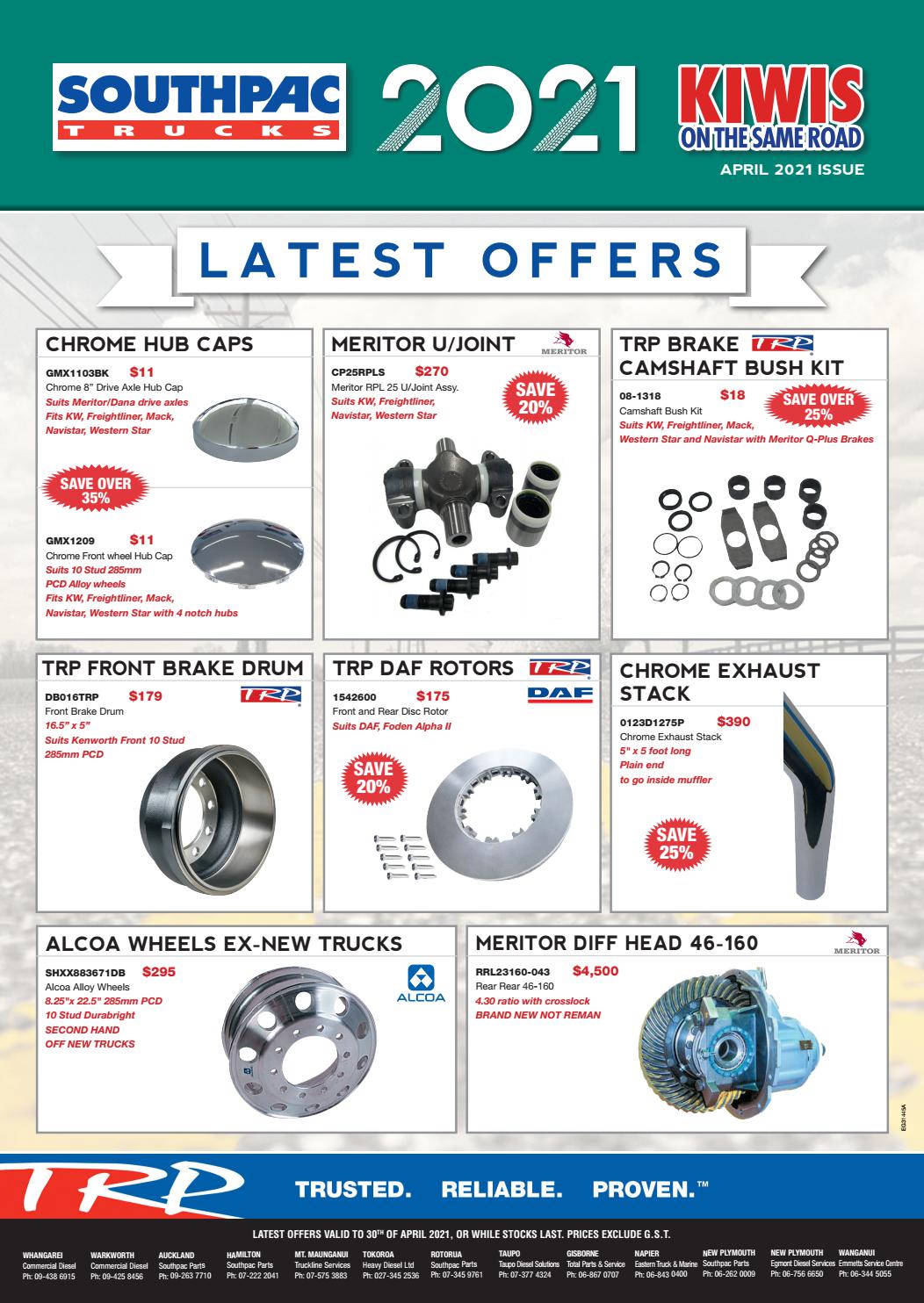 Southpac Parts April 2021 by NZ Truck & Driver - Issuu