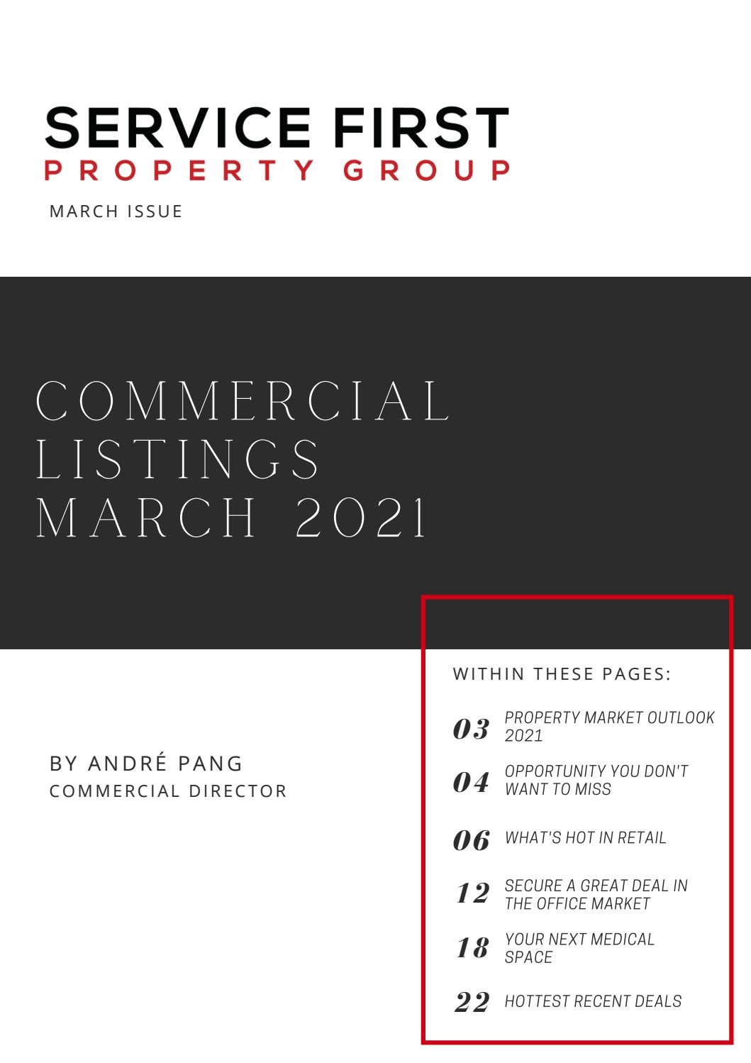 Service First Property Group Commercial Listings March 2021 by ...
