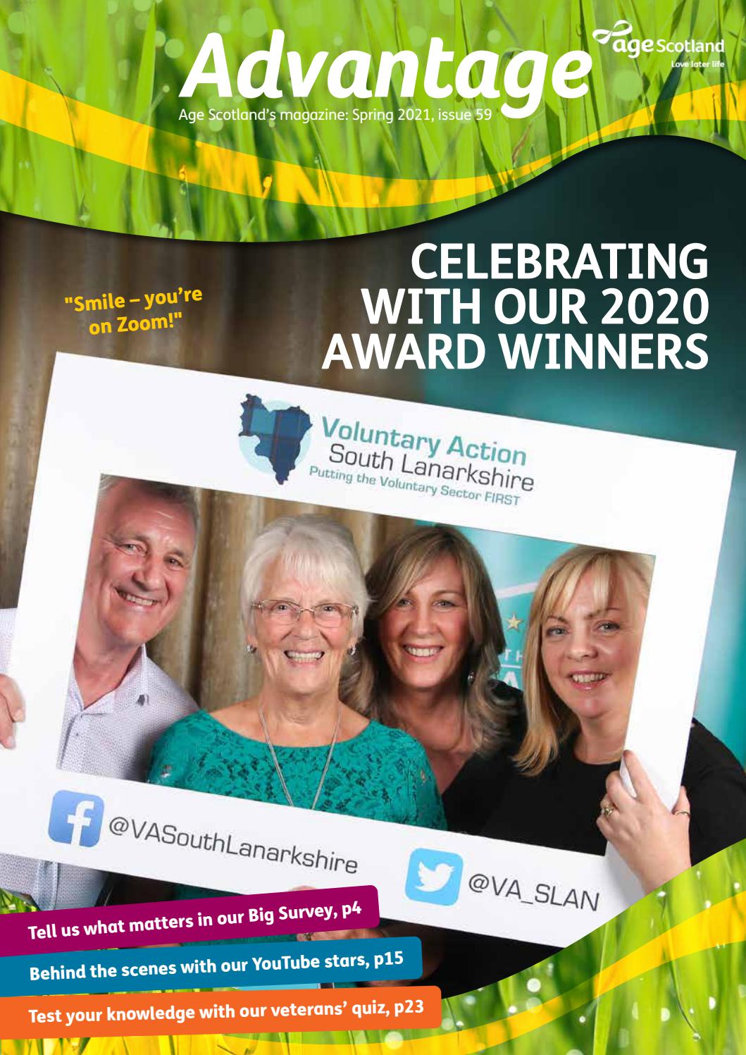 Advantage magazine - Edition 59 (Spring 2021) by Age Scotland - Issuu