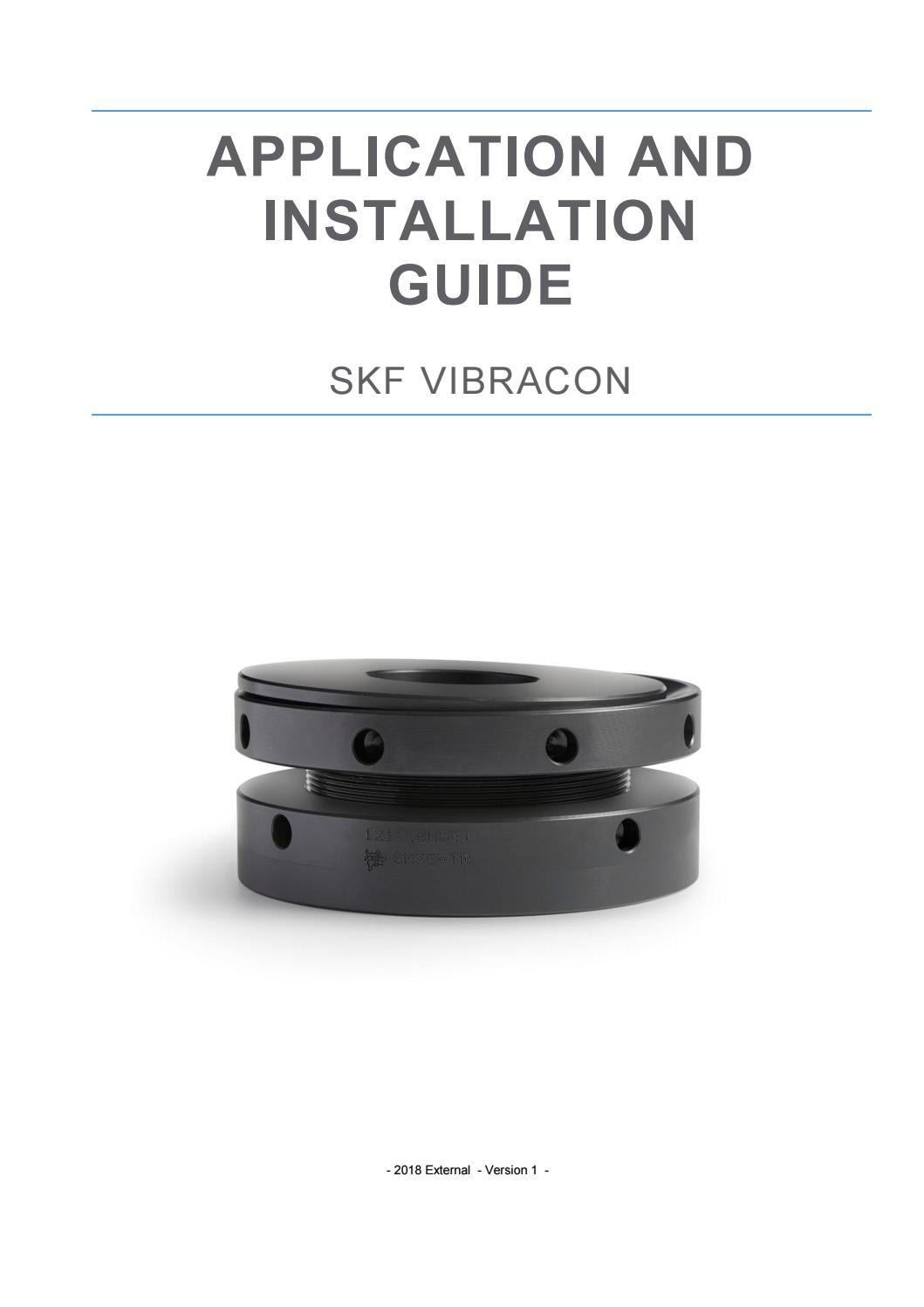 Application and Installation guide SKF Vibracon by Mining Life ...