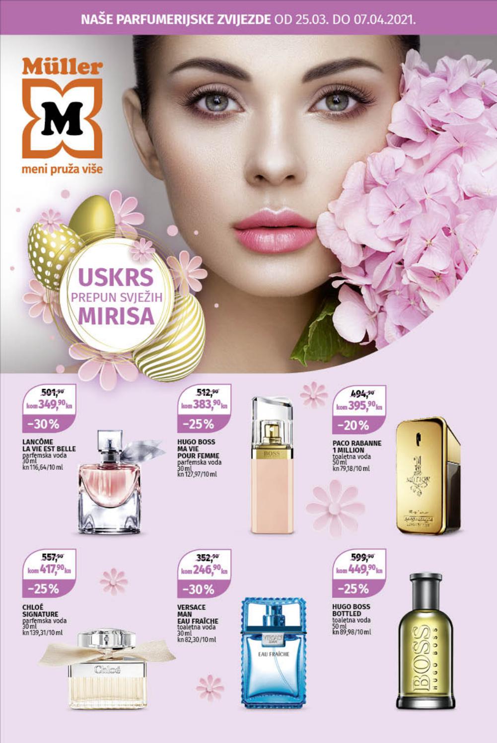 Muller katalog Parfumerija od 25.03.-07.04.2021 by Catalog.hr - Issuu