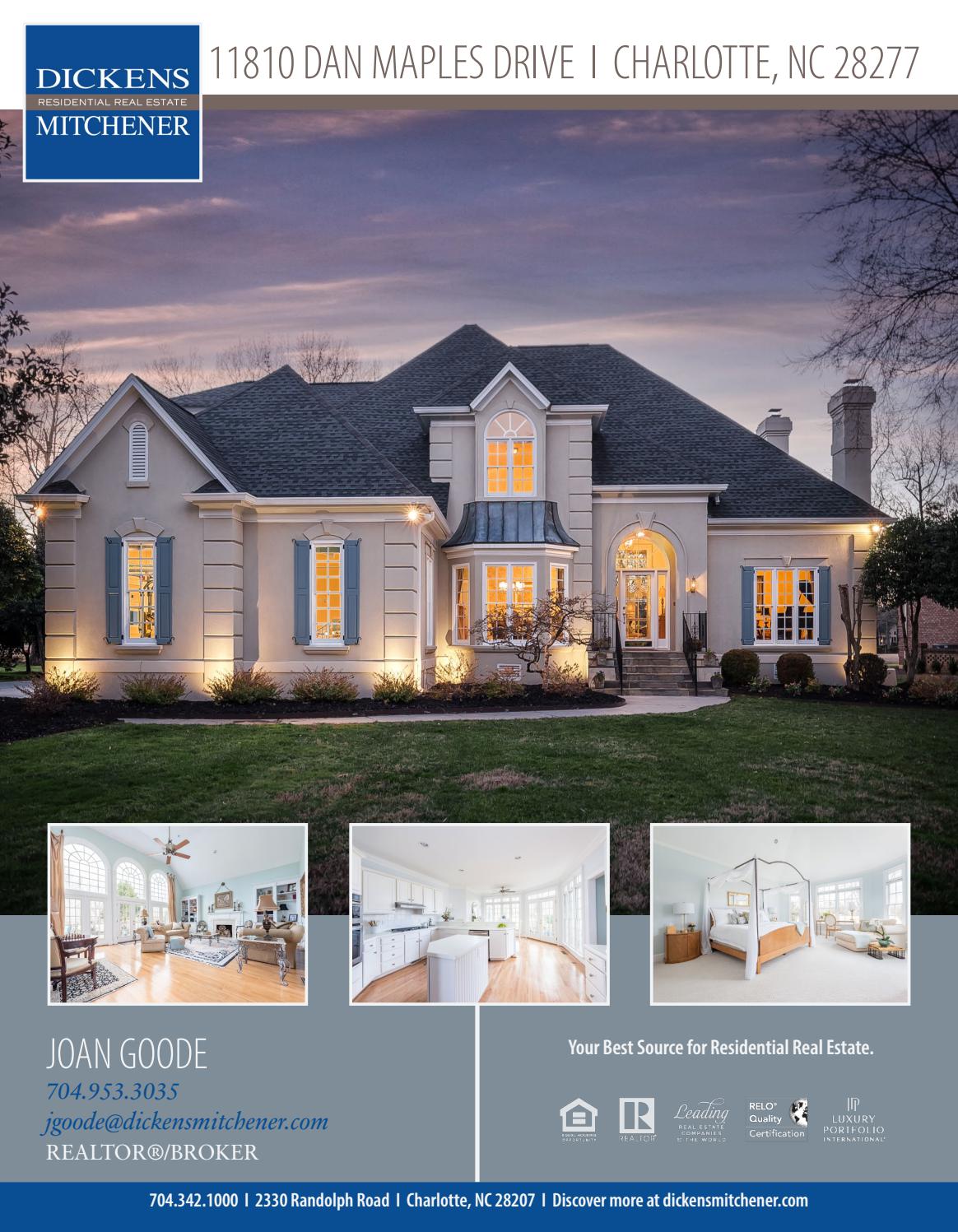 Digital Brochure_11810 Dan Maples Drive by Dickens Mitchener - Issuu