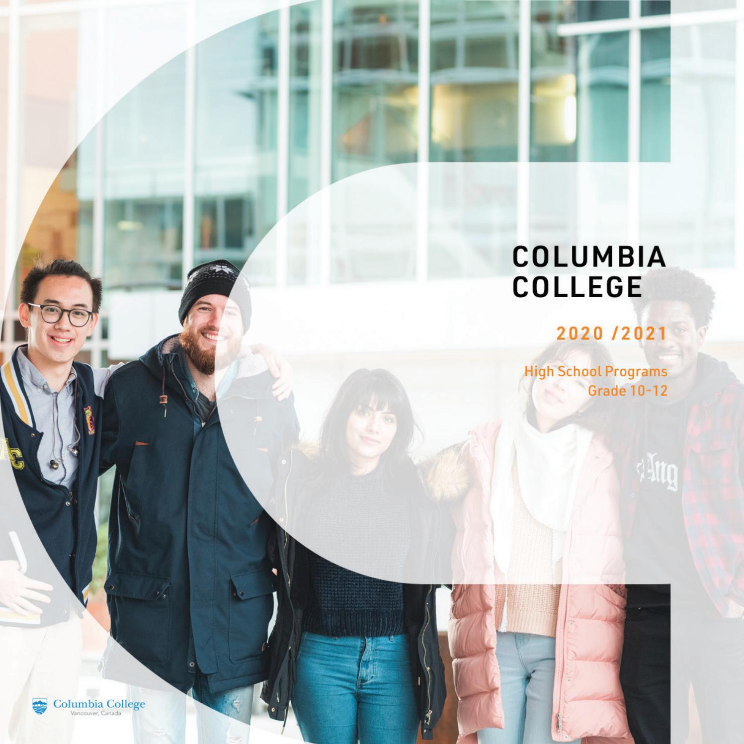 2020/2021 Columbia College Viewbook - Secondary by columbiacollege1936 ...