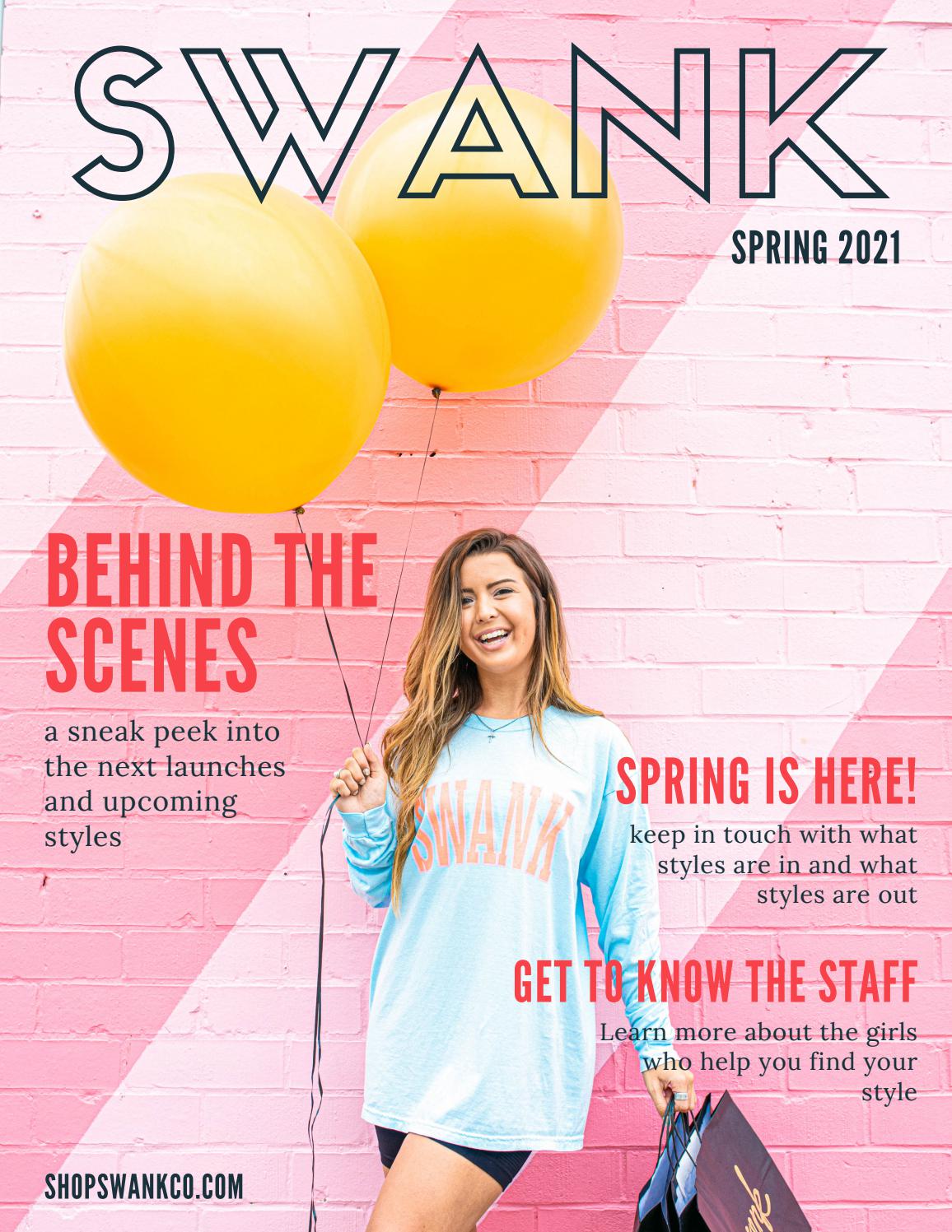 Swank Spring Magazine 2021 by Shopswankco - Issuu