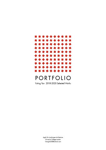 portfolio by Yuting Yan by lexie00 - Issuu