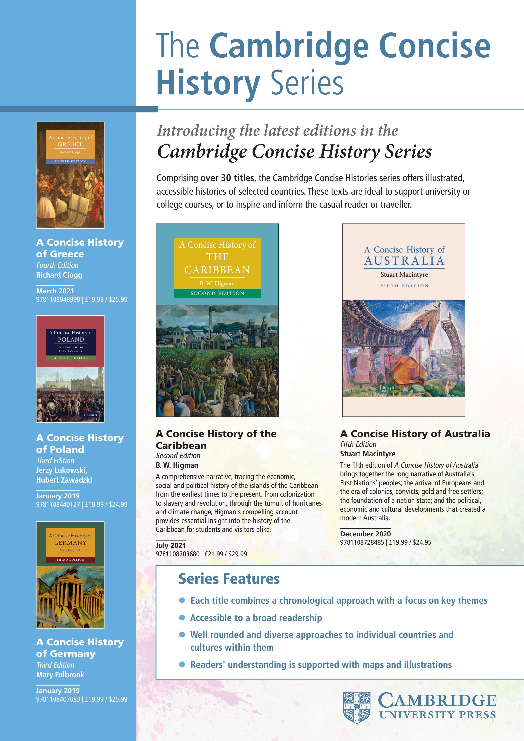Cambridge Concise History Flyer by Cambridge University Press - Issuu