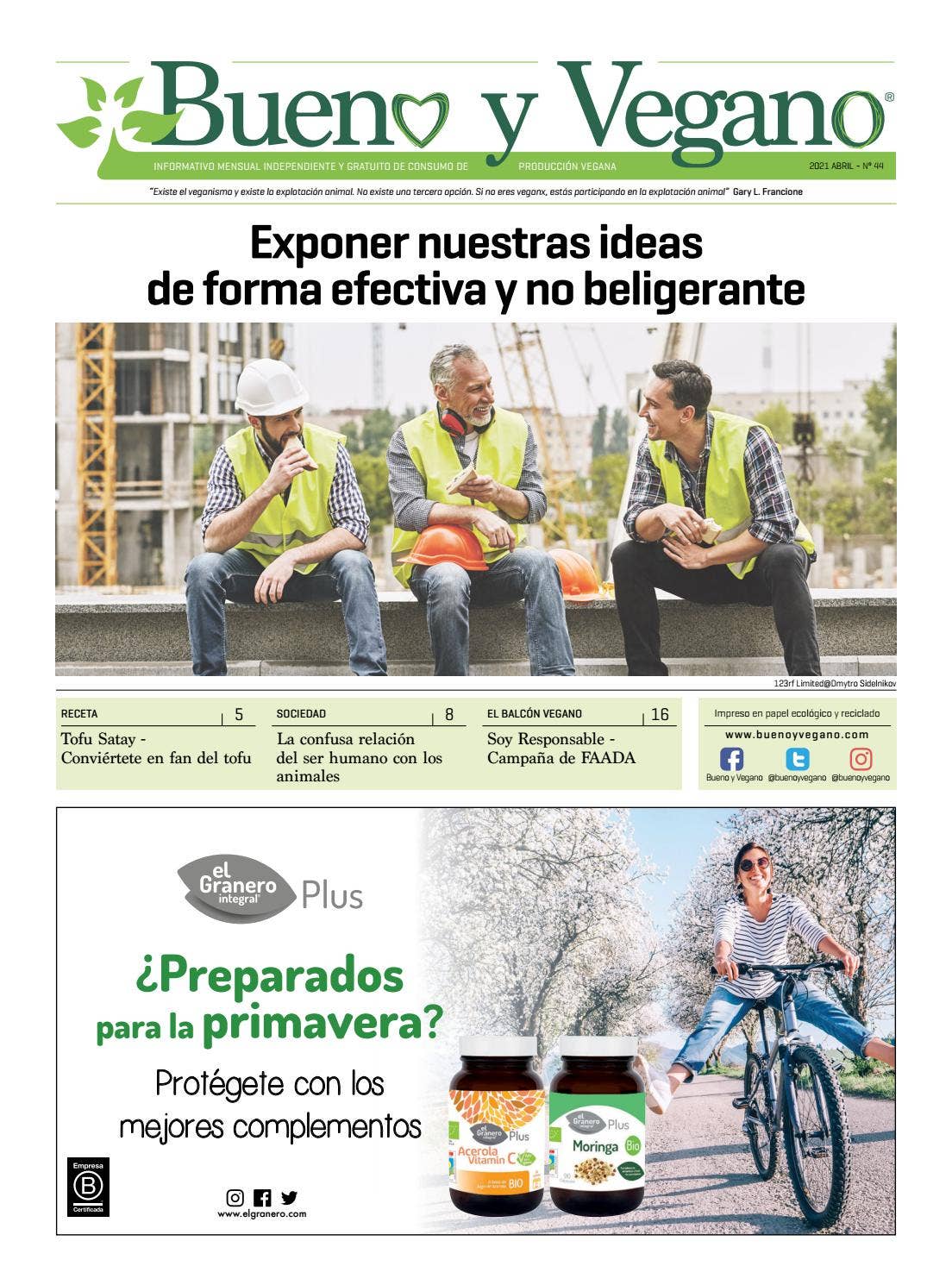 Bueno y Vegano Abril 2021 (Nº 44) by Bio Eco Actual - Issuu