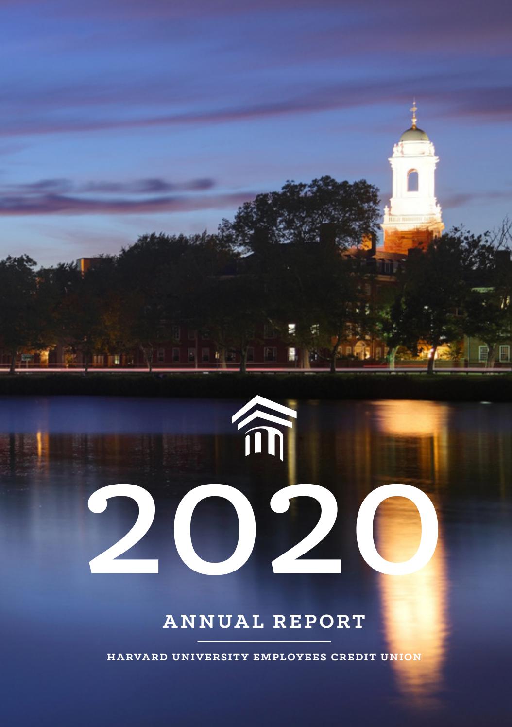HUECU 2020 Annual Report by Harvard University Employees Credit Union ...