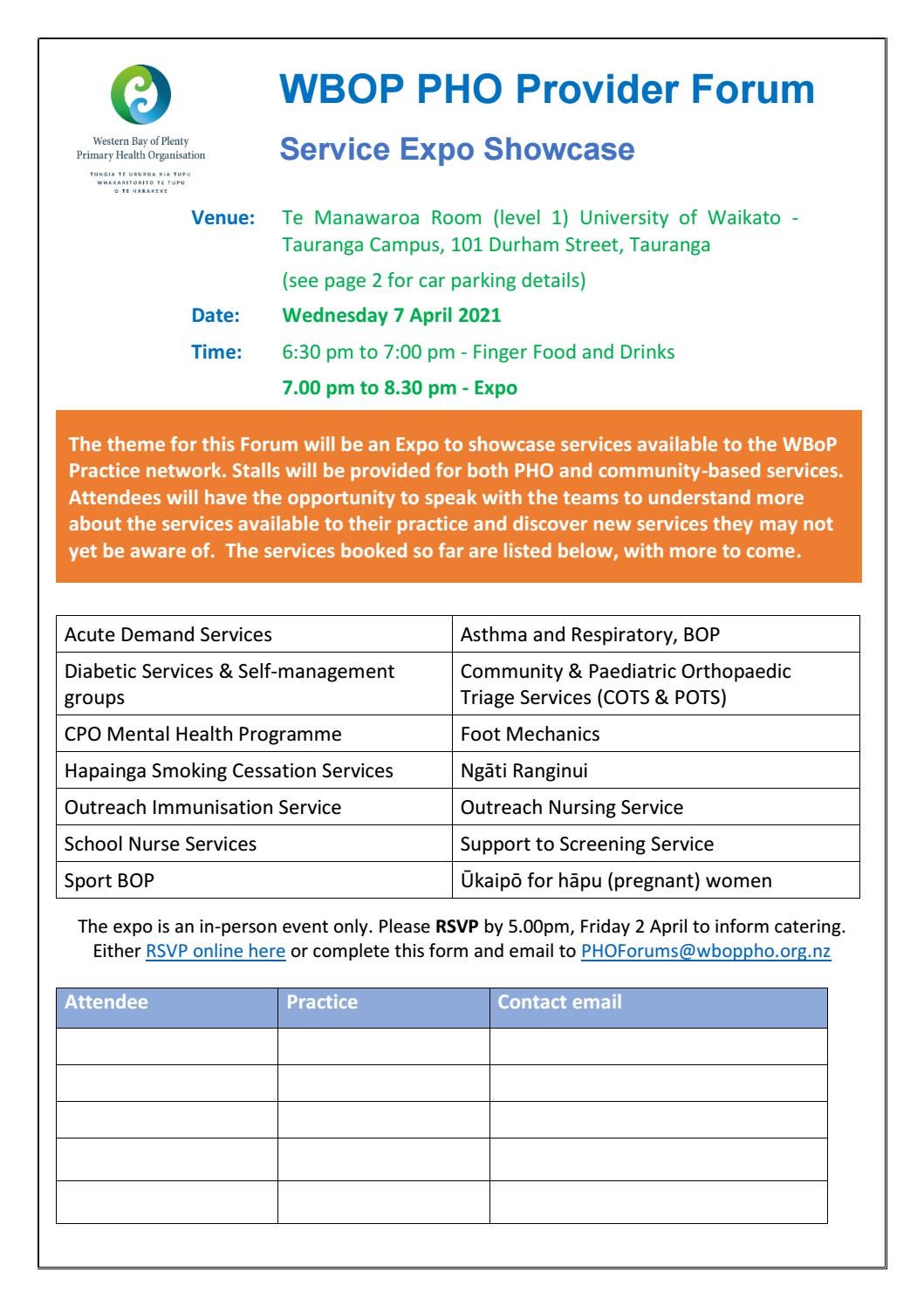 Invitation for April 7 20201 PHO Forum by WBOP PHO - Issuu