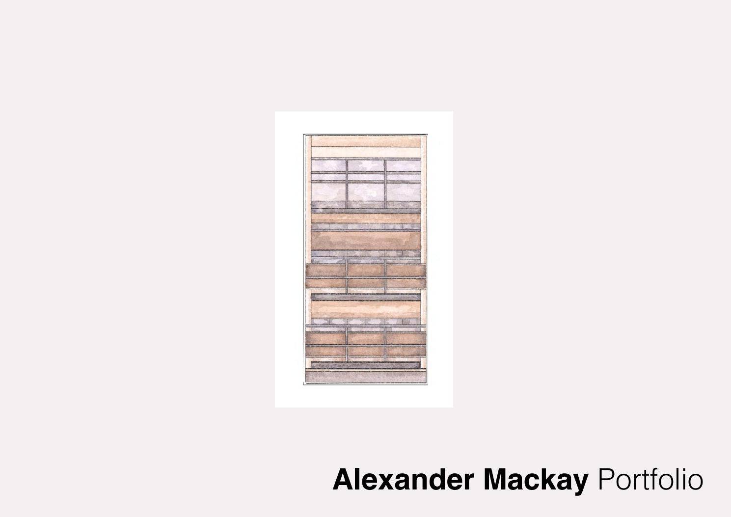 Alexander Mackay Part 1 Architecture Portfolio by alexmackayARCH - Issuu