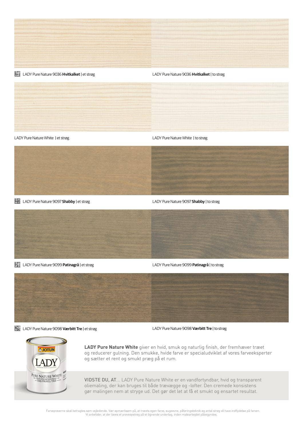 LADY Pure Nature farvekort 2021 by jotun danmark - Issuu