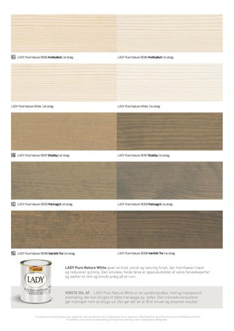 LADY Pure Nature farvekort 2021 by jotun danmark - Issuu