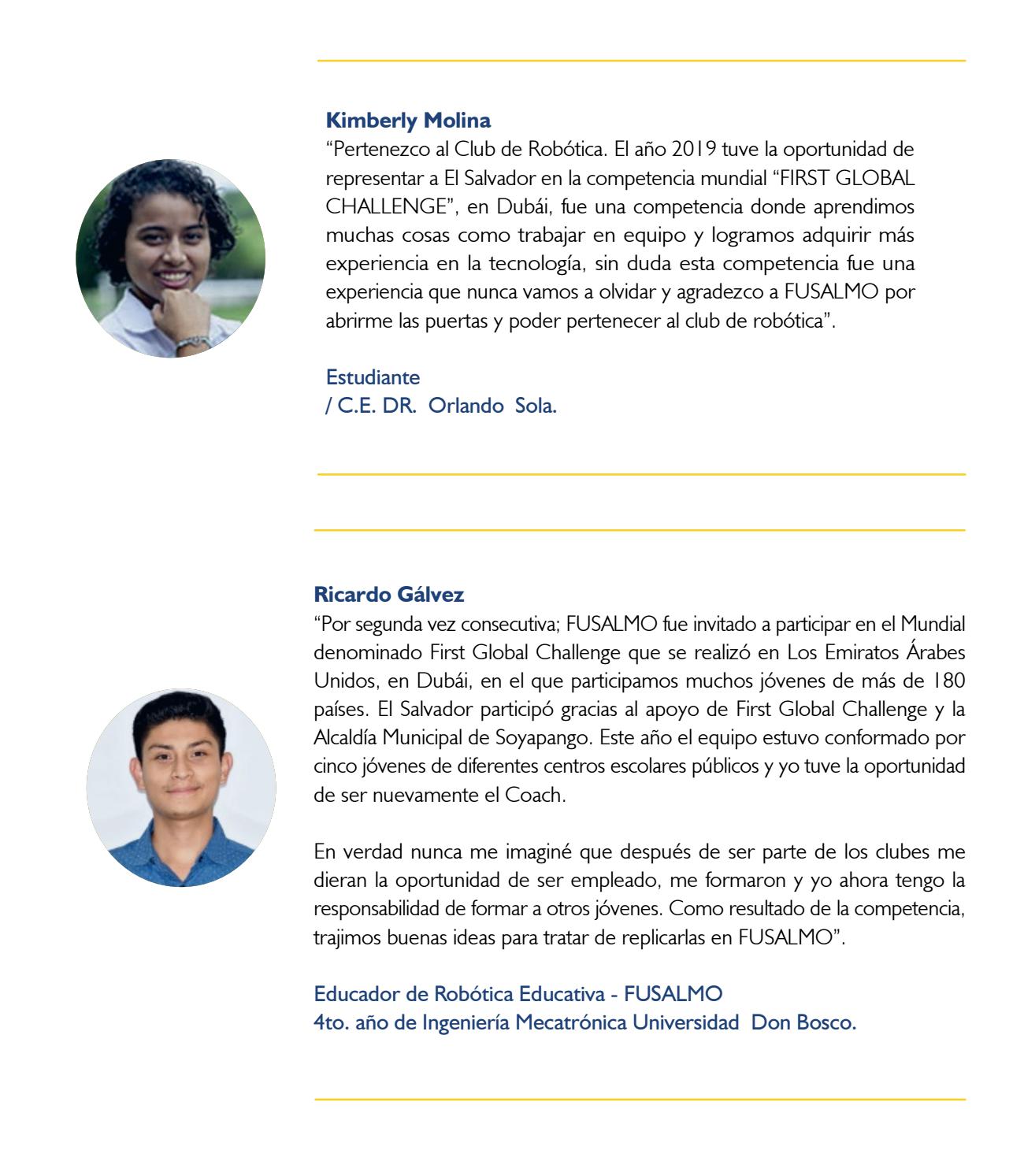 Perfil Institucional 2021 - Español by FUSALMO - Issuu